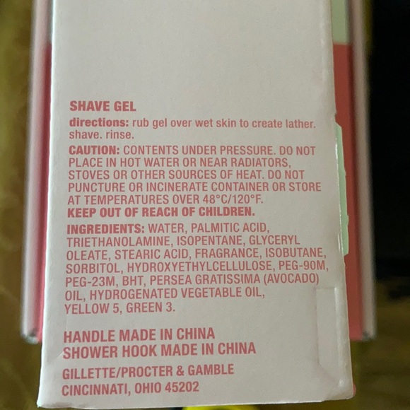 gillette | Bath & Body | Nib Gillette Womens Razor Holiday Shave Care ...